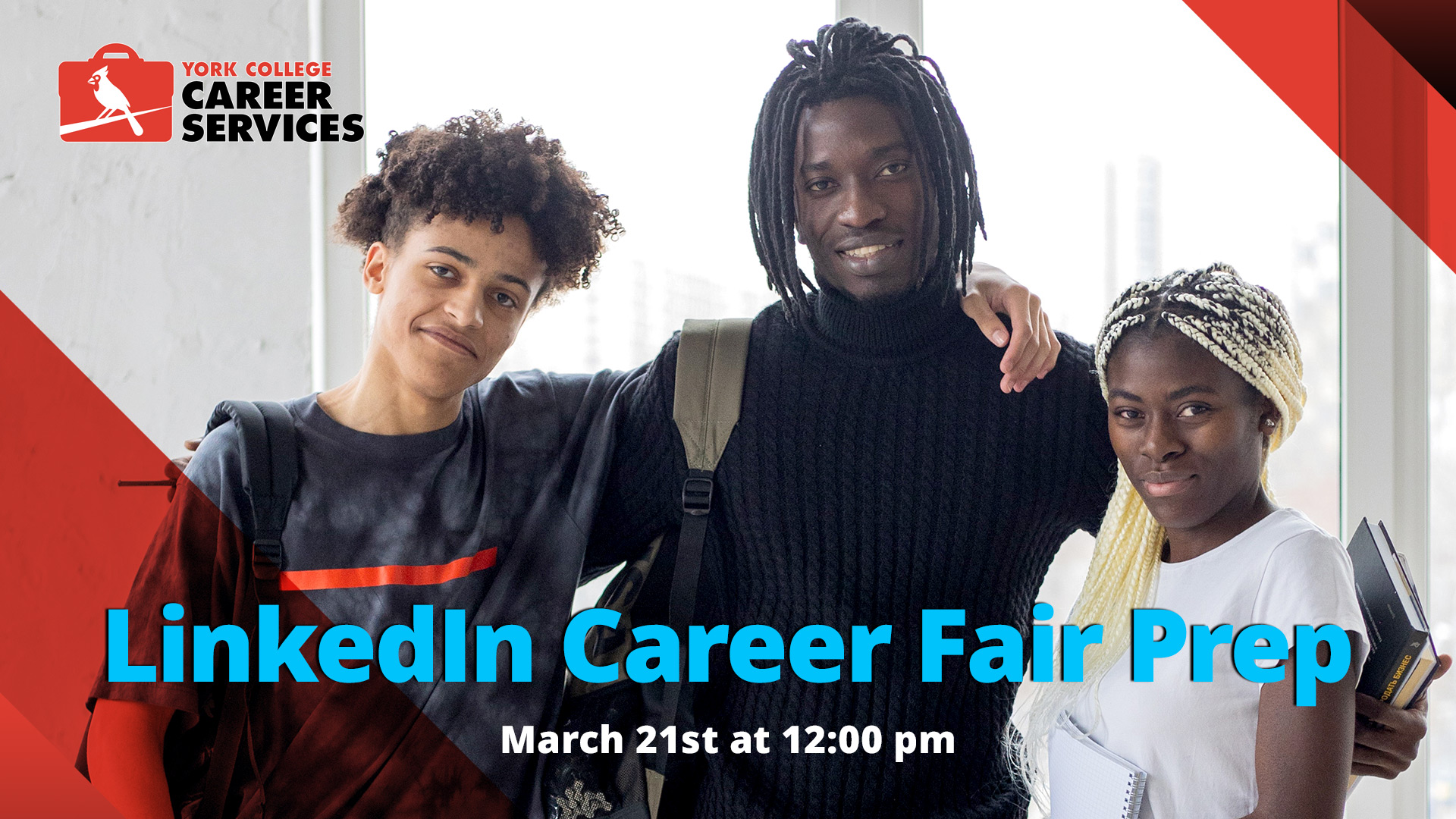 LinkedIn Career Fair Prep - Career Services - York College