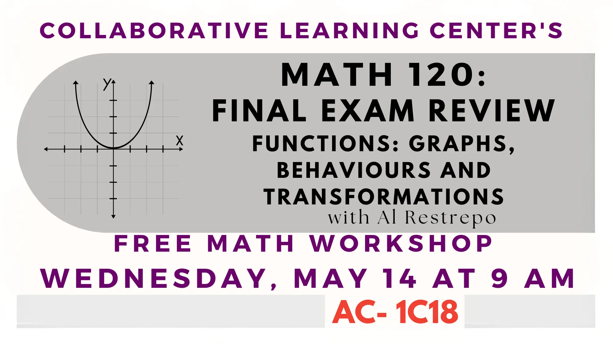 CLC Math 120 Final Exam Review Workshop - Collaborative Learning Center (CLC) - York College