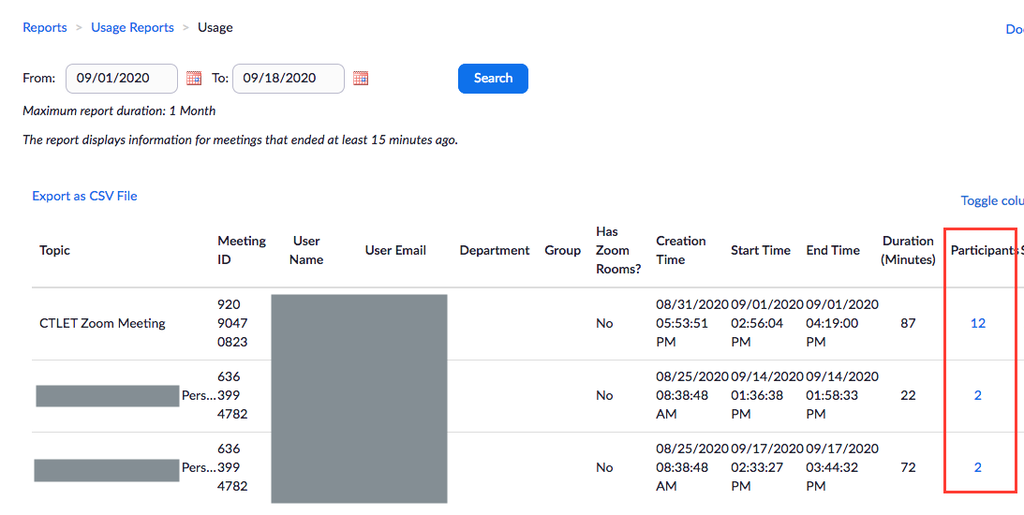 Accessing and Downloading the Session Attendance Reports - CTLET - York ...