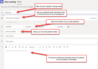 Accessing Microsoft Teams Meeting from your BrS course to create ...