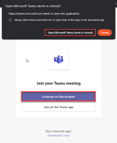 Accessing Microsoft Teams Meeting from your BrS course to create meetings