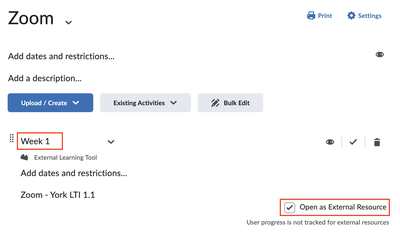 Accessing Zoom from your BrS course to create meetings - Center For ...