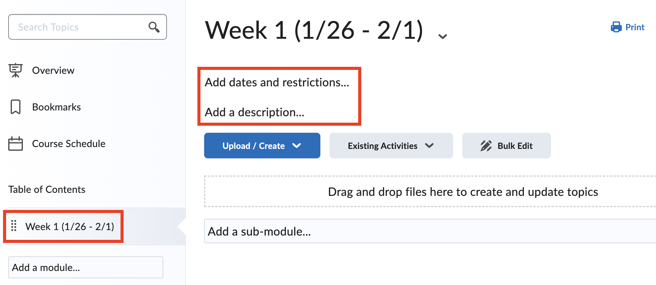 Setting Up Your Course In BrS From Scratch - Center For Teaching ...
