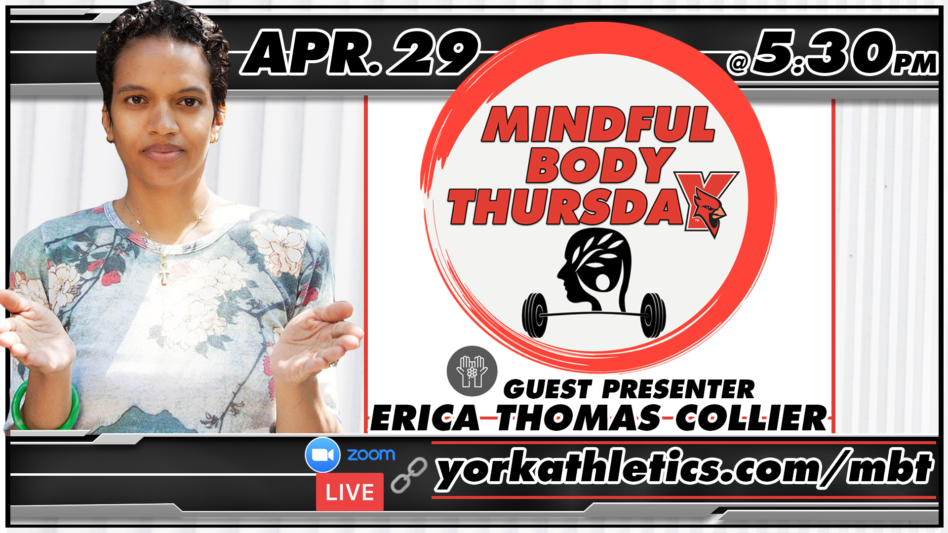 Mindful Body Thursday features Reiki w-Erica Thomas Collier - York College / City University of ...