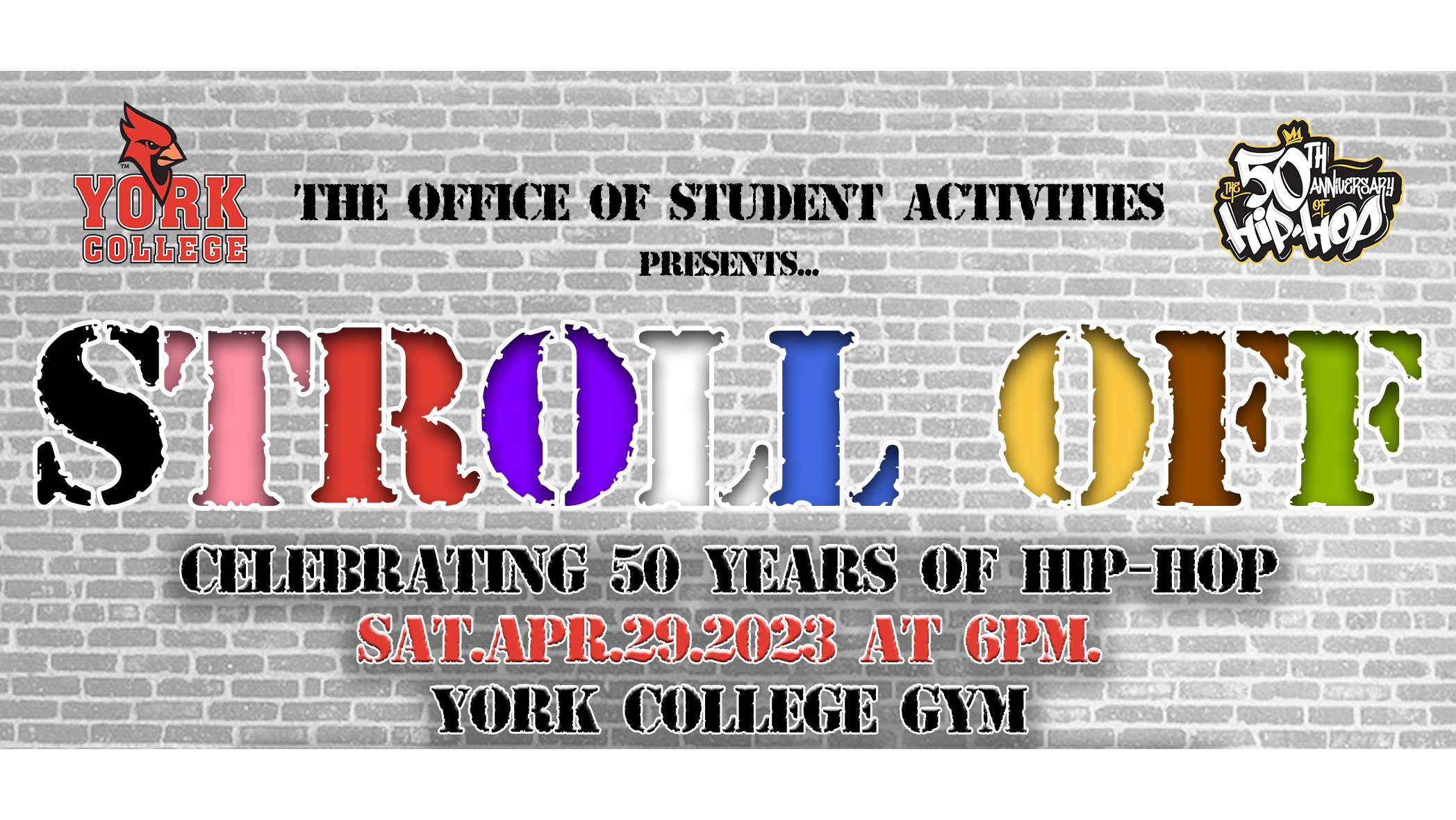 Stroll Off 2023 - Calendar - York College