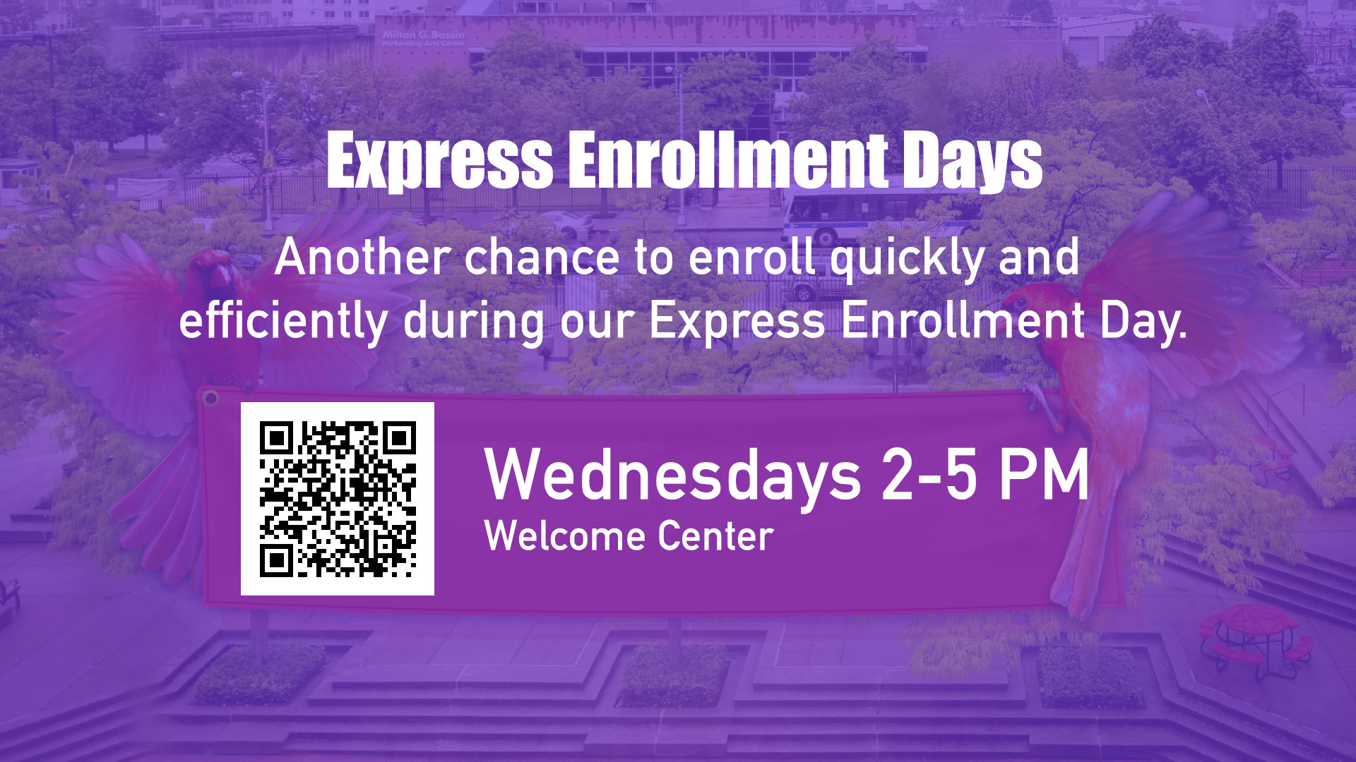 Express Enrollment Days (Wednesdays) - York College / City University ...