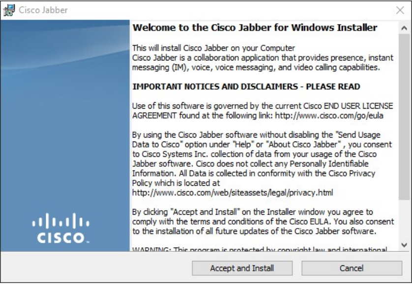 Cisco Jabber for Windows