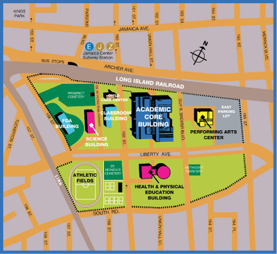 Campus Map - York College / City University of New York - York College