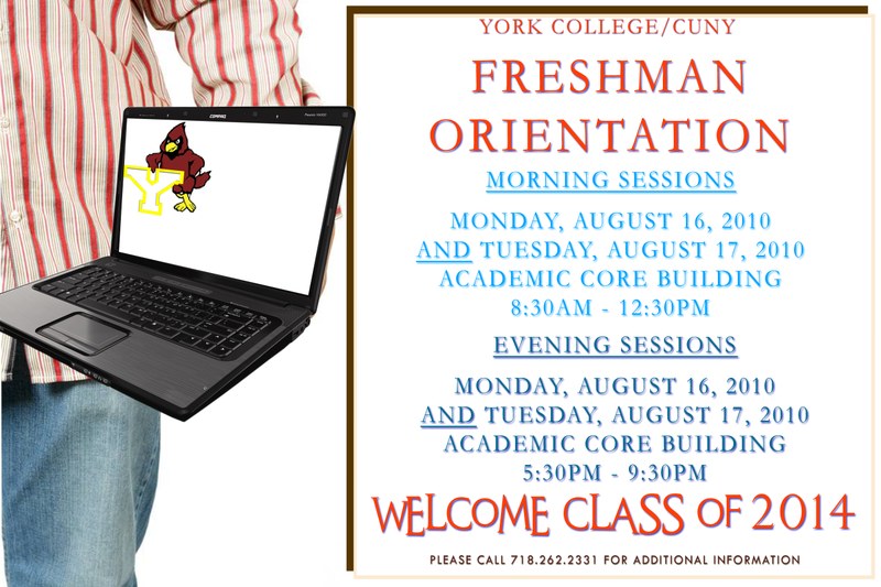 orientation poster 2010 - York College / City University of New York ...