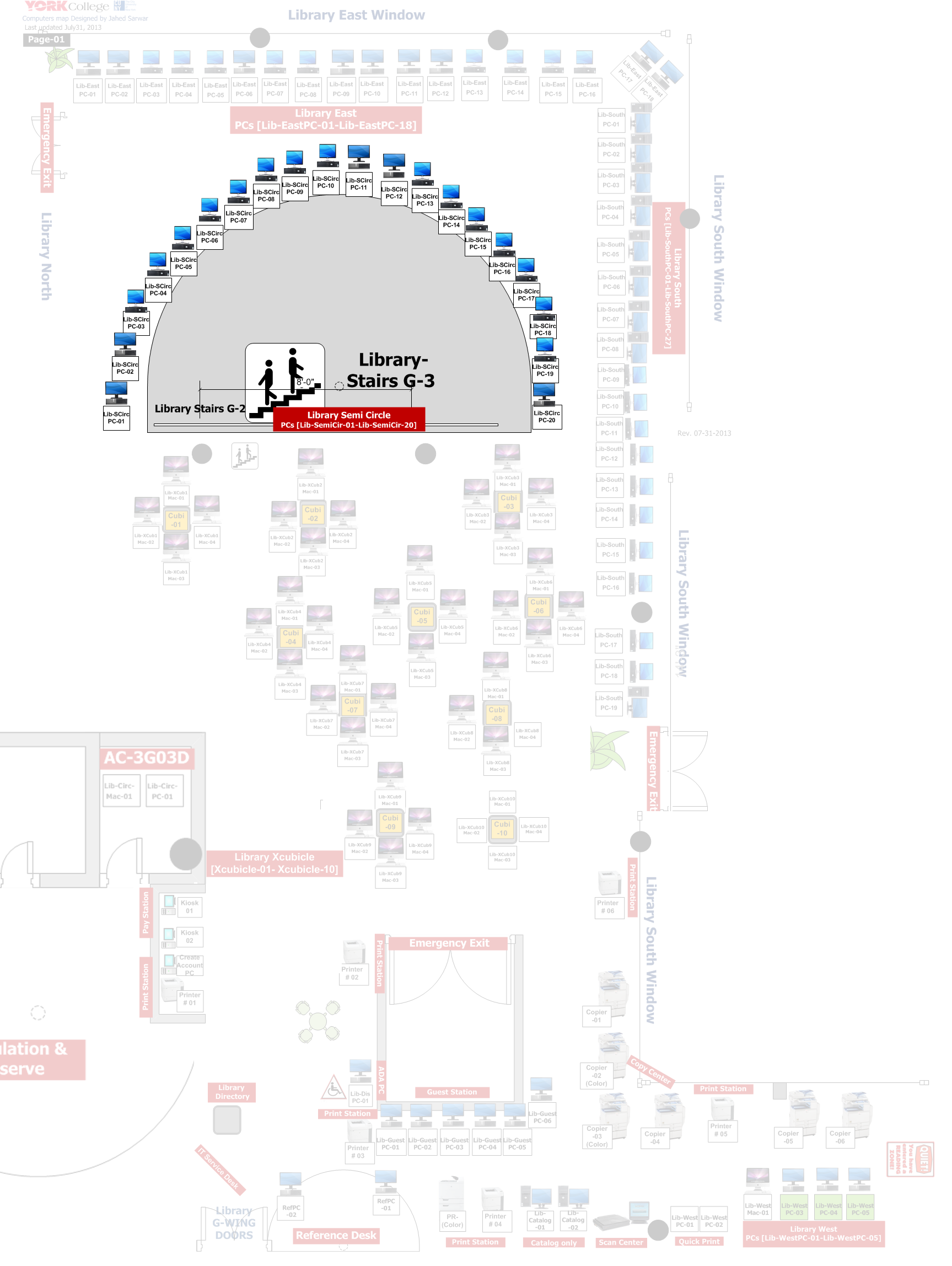 3rd Floor Library Semi Circle - York College / City University of New ...