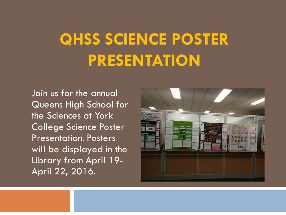 Science Project Posters