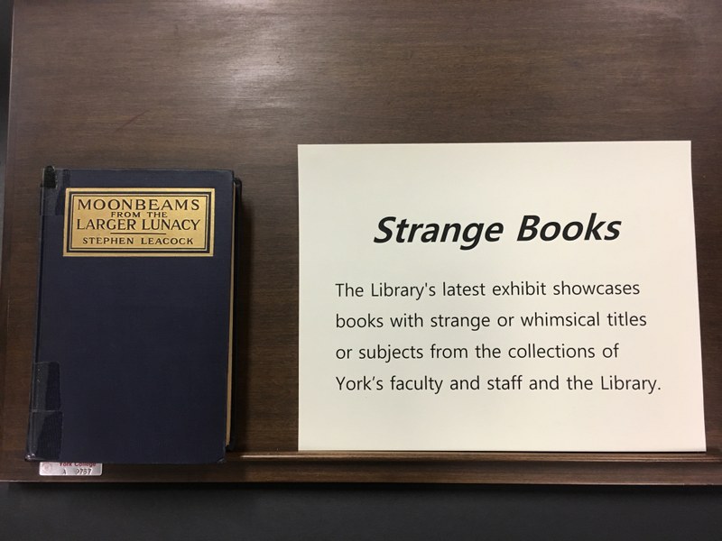 Strange Books - Library - York College