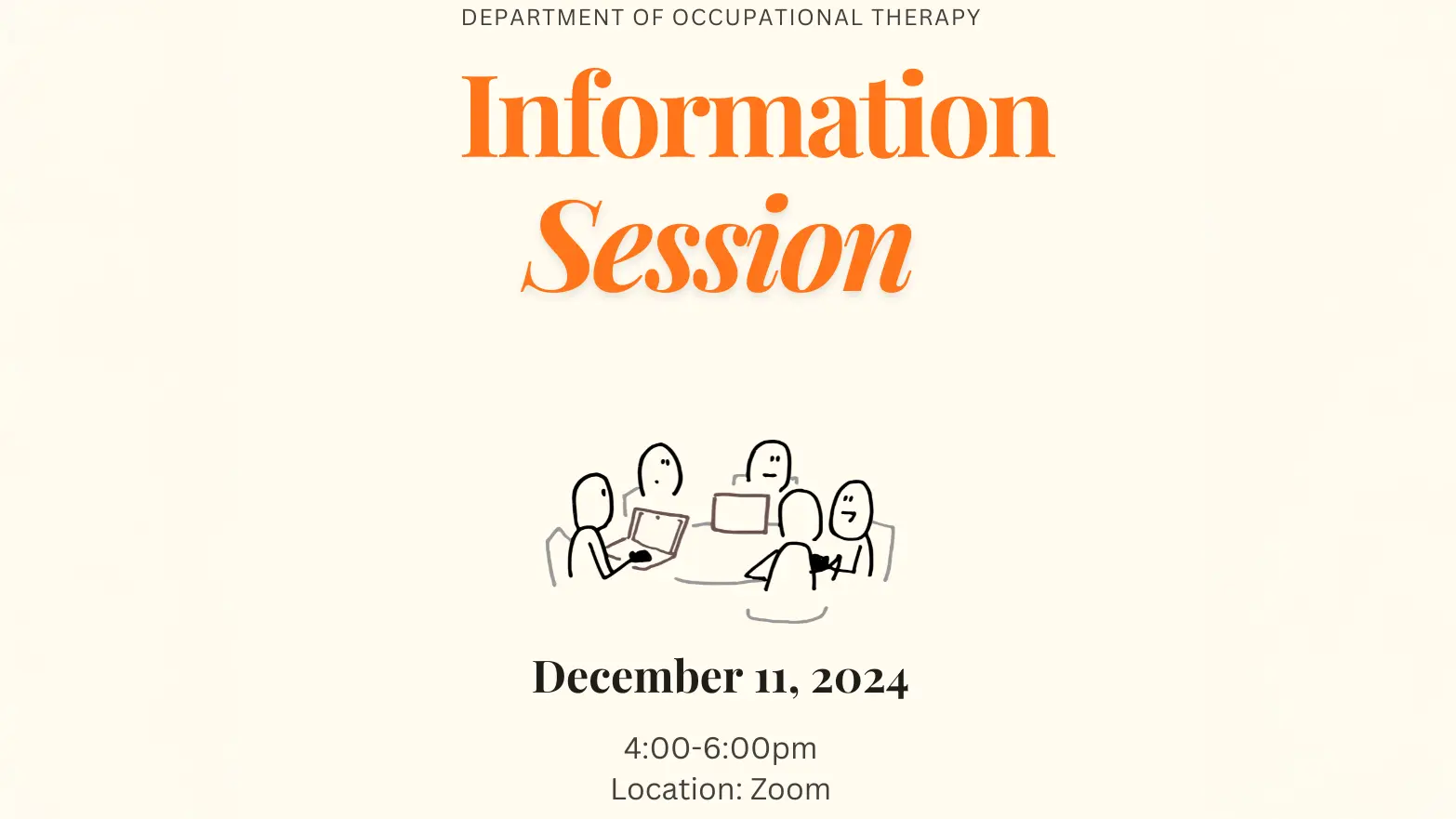 Occupational Therapy: Information Session - Department of Occupational Therapy - York College