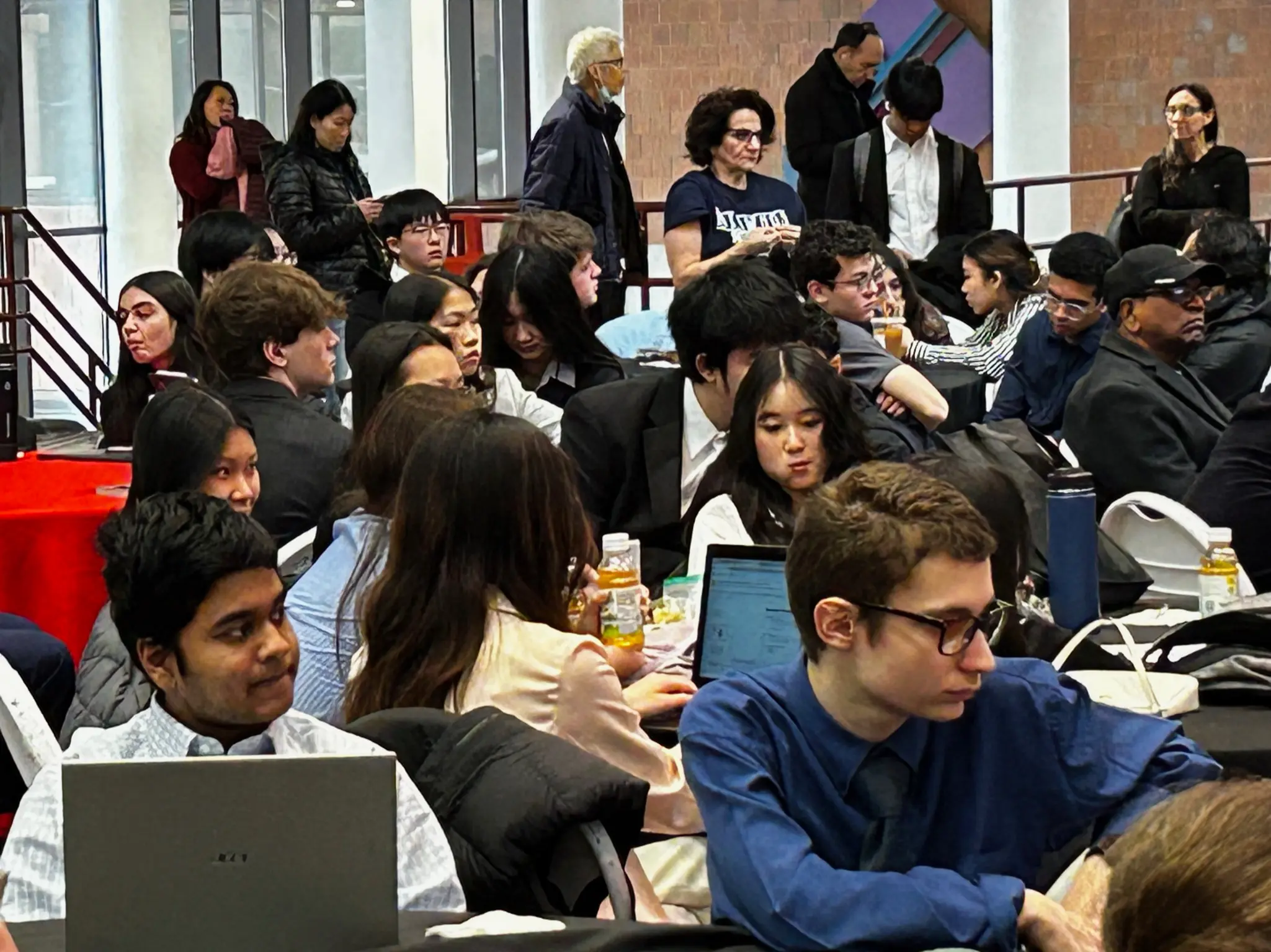 High School Debate Tournament Crowd - Junior Science and Humanities ...